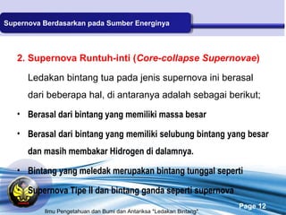 Ledakan bintang | PPT