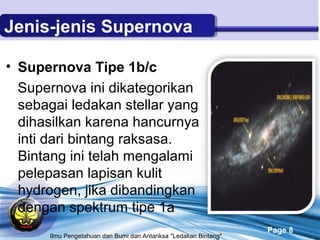 Ledakan bintang | PPT