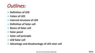 LED and Solar cell | PPTX