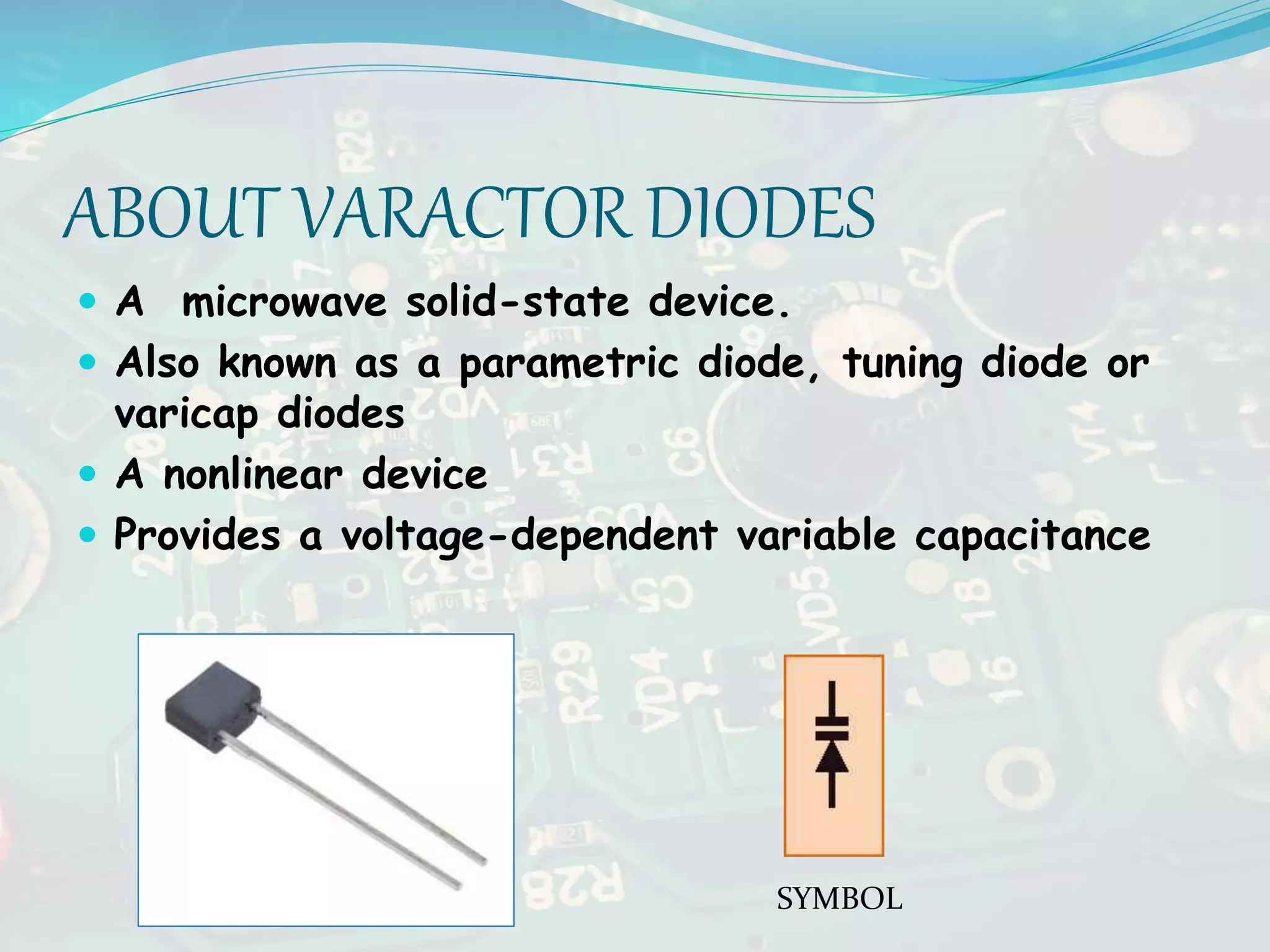 Led And Varactor Diode Pptx Computer Peripherals Computing