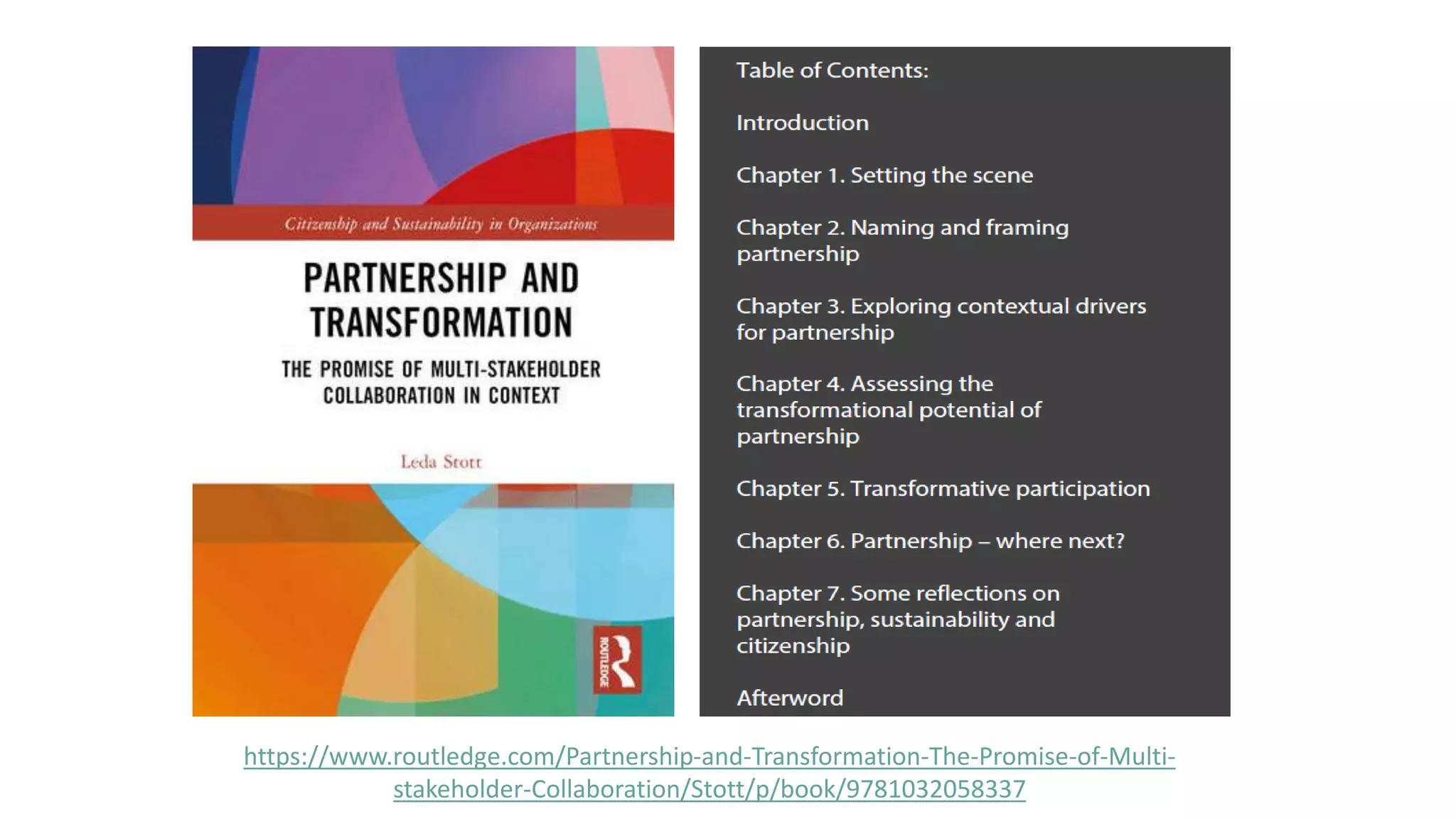 Partnership And Transformation The Promise Of Multi Stakeholder