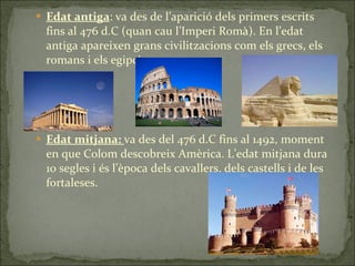 L’edat antiga | PPT