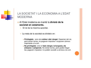 L’edat moderna | PPT