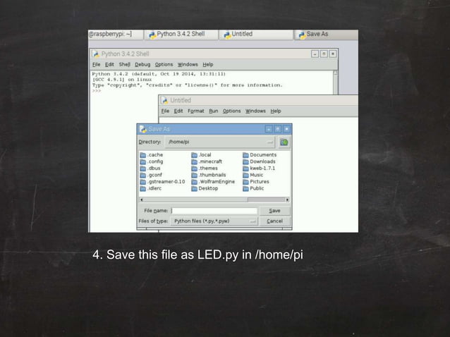 Led Blinking Using Raspberry Pi Pptx Operating Systems Computer 4158