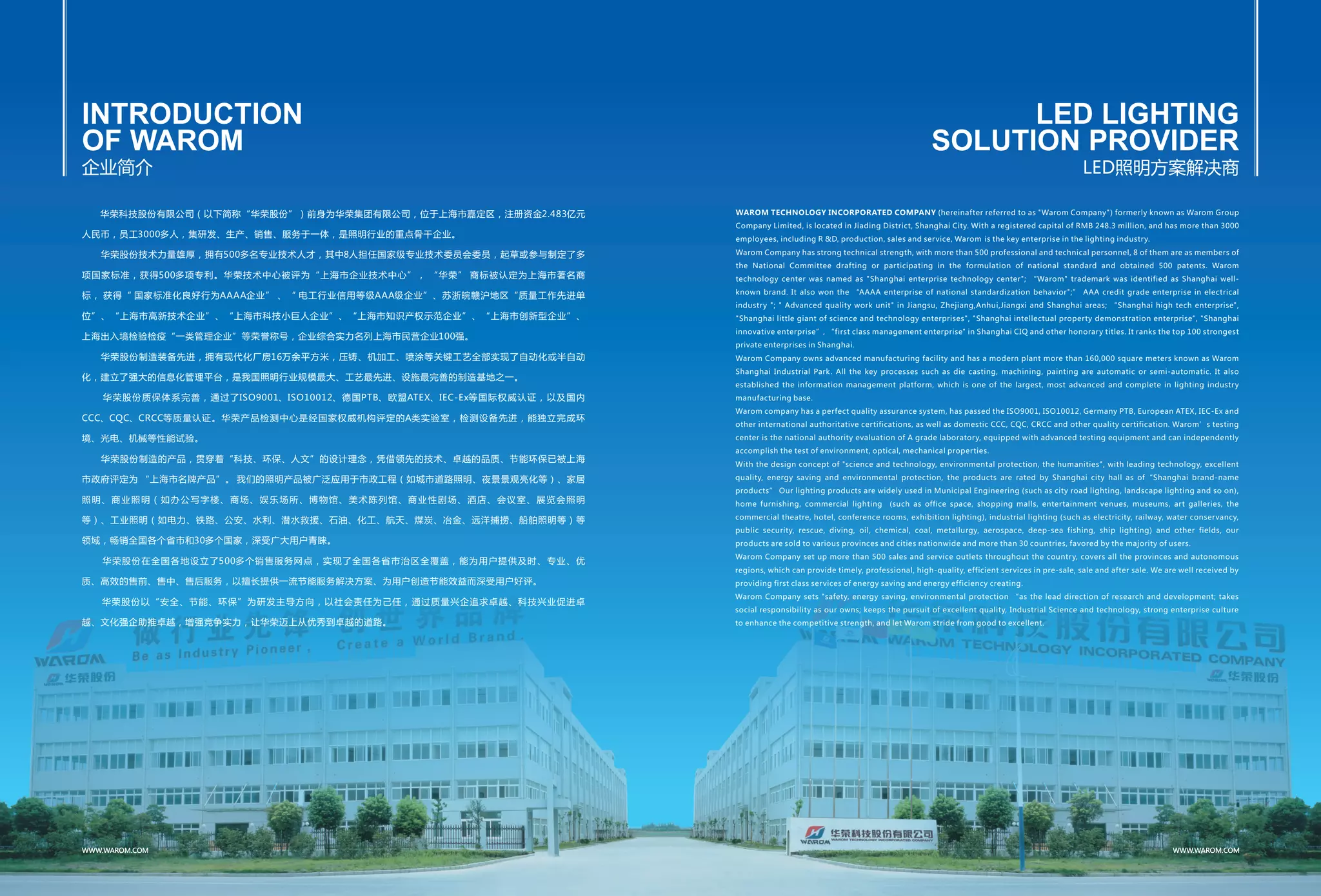 Sainico & Warom - LED Catalog | PDF