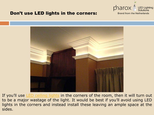LED Lighting placement tips | PPT