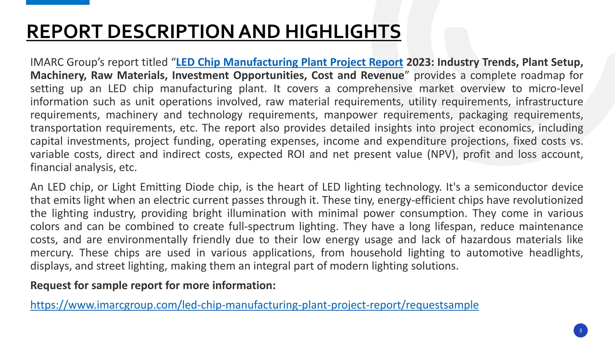 LED Chip Manufacturing Process, Machinery Requirements and Project ...