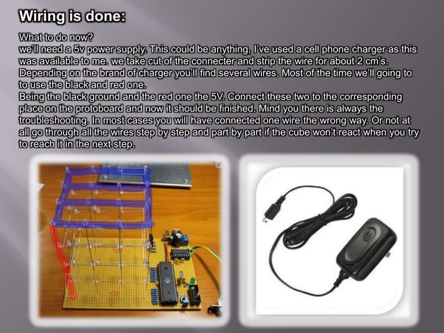 Led cube presentation | PPTX