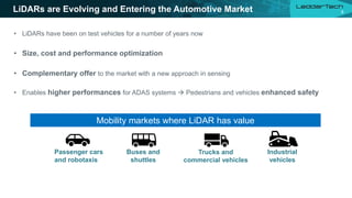 LiDAR, ADAS and the Autonomous Shuttles of Tomorrow | PDF