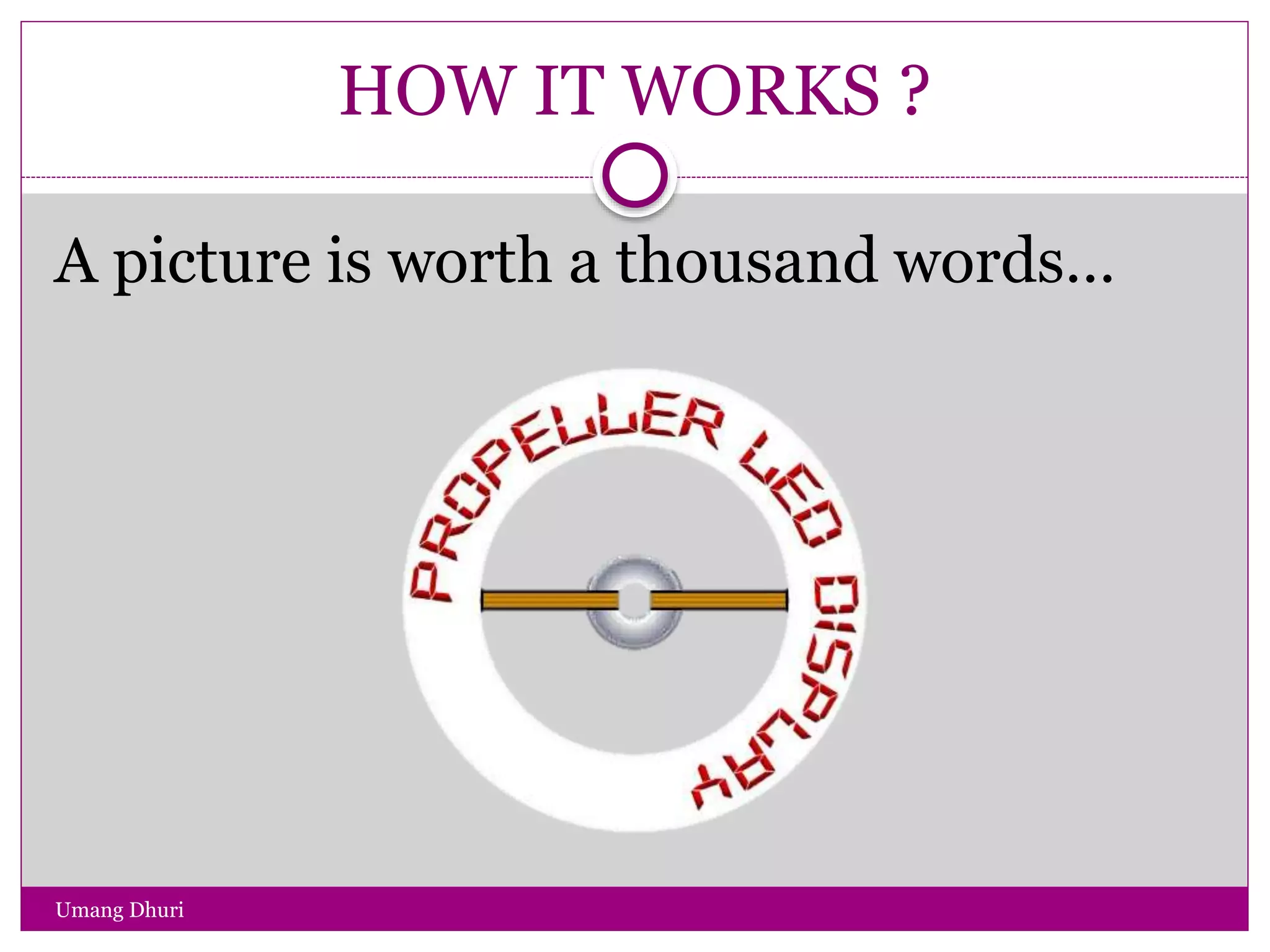 Led display propeller | PPT