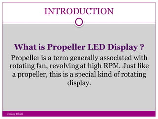 Led display propeller | PPTX | Consumer Electronics | Technology ...