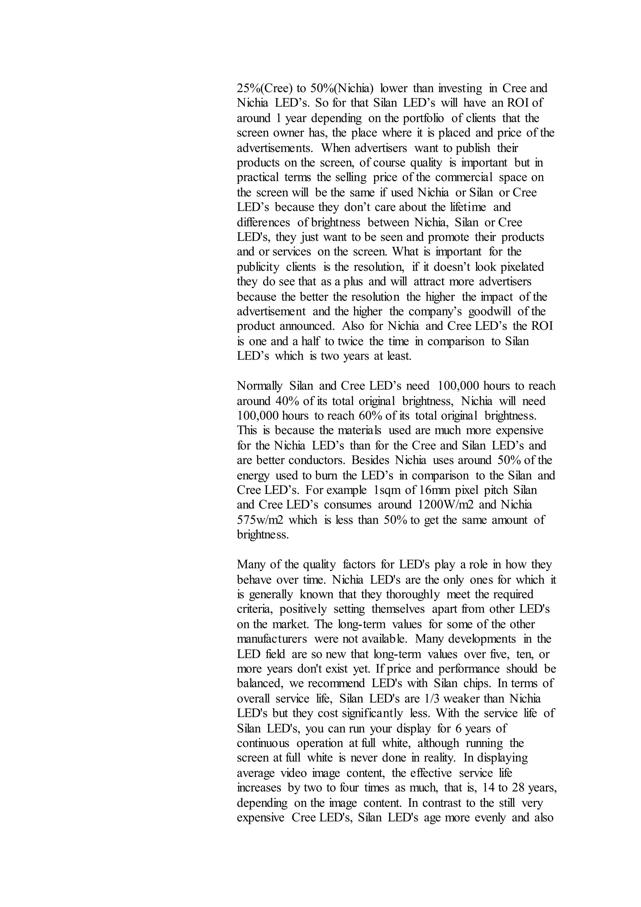 Led displays explained | DOCX