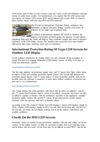 Led displays explained | DOCX