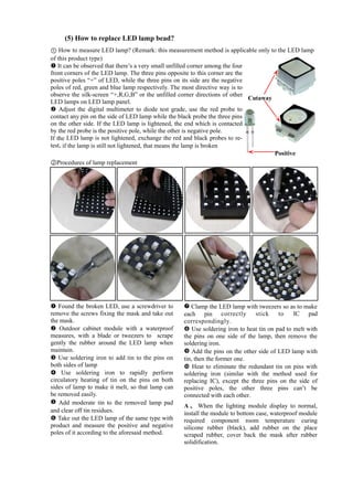 Led display user manual-1-1 | DOC