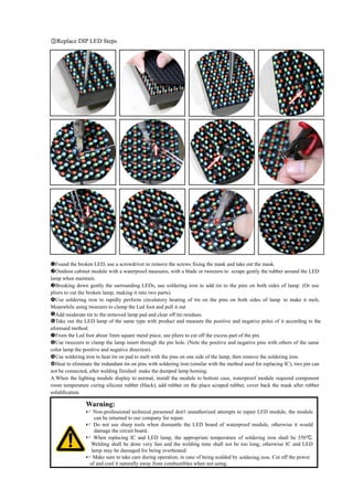 Led display user manual-1-1 | PDF