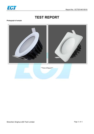 Led downlight waterproof test | PDF | Weather | Science