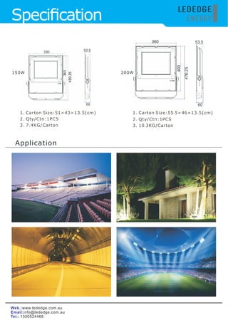 LED Flood Light | PDF