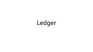 Ledger | PPTX