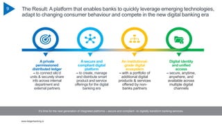 Digital Banking - powered by Open Banking API’s and Blockchain ...