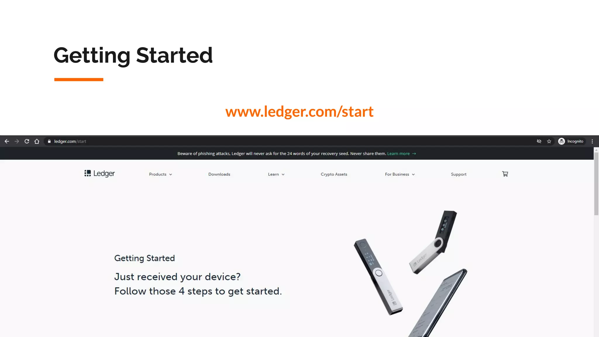Ledger Wallet Setup - Ledger Nano X Setup Tutorial | PPT