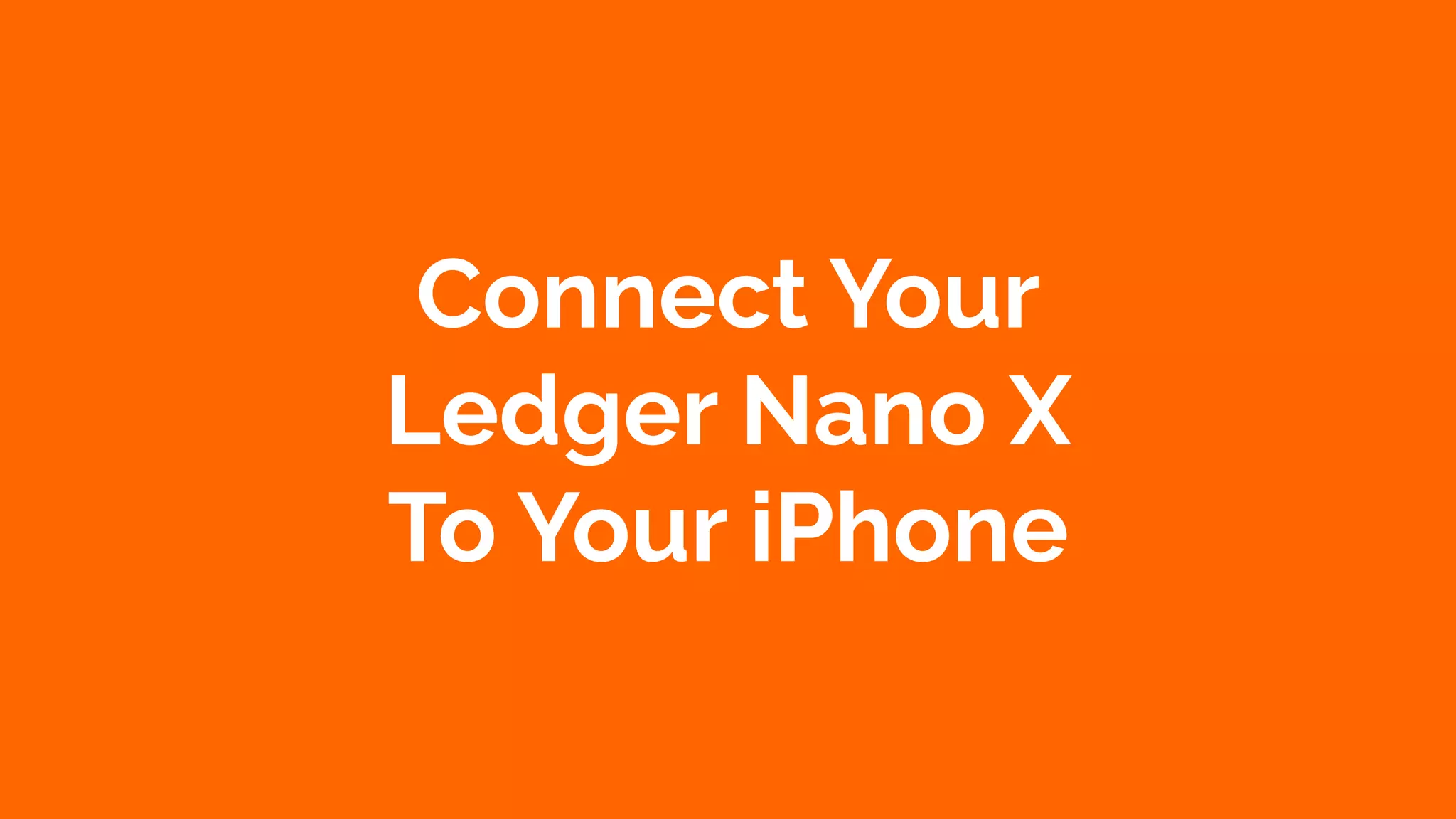 Ledger Wallet Setup - Ledger Nano X Setup Tutorial | PPT