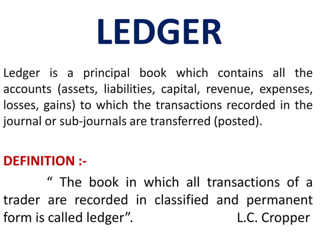 ledger ppt (1).pdf/ Format / introduction | PDF