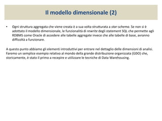 Note di Data Warehouse e Business Intelligence - Le Dimensioni di ...