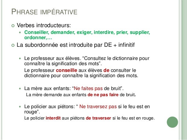 Que vous a t on dit à Le discours indirect rapporte des paroles à l ...