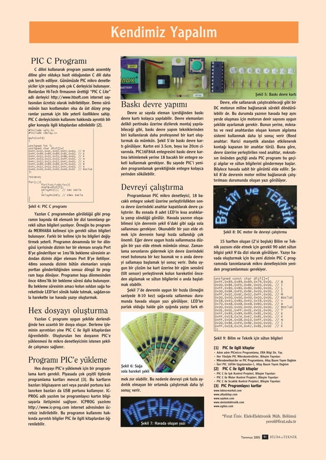Led'lerle havaya yazı yazma | PDF