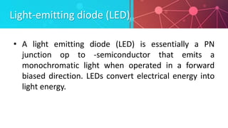 Led (light emitting diode ) | PPTX