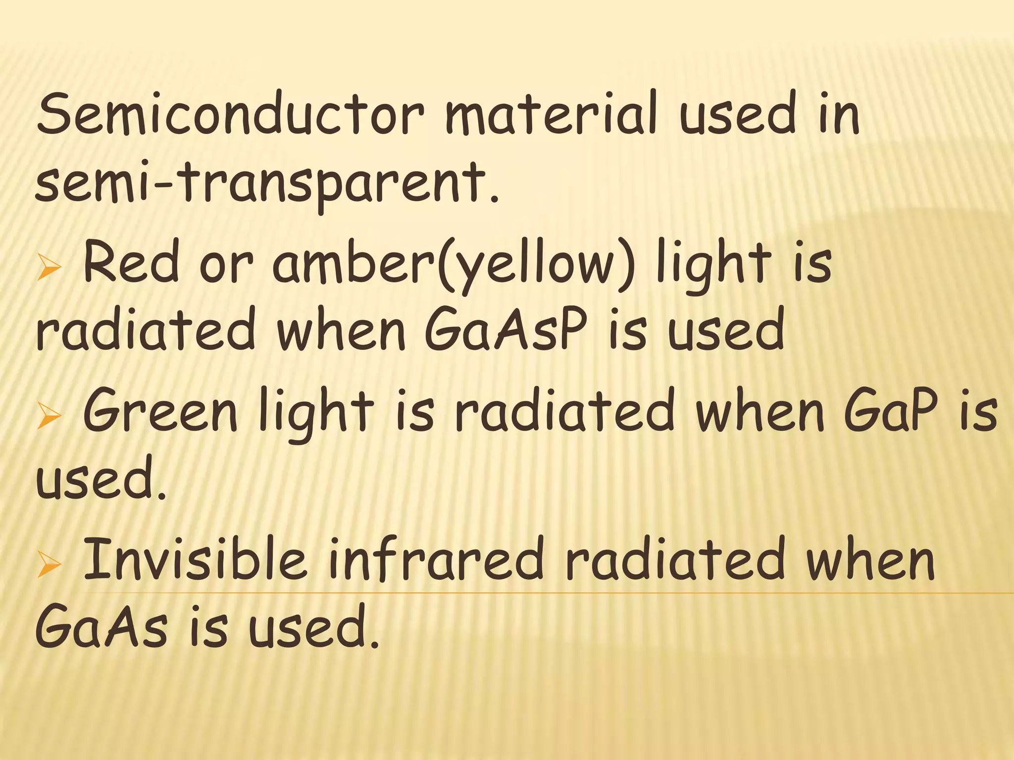 Led(light emitting diode) | PPTX