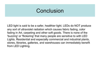 Led lighting Technology | PPT