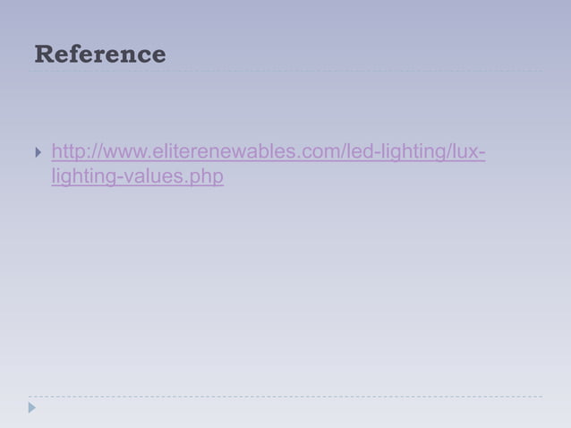 Led Lighting (CIBSE Code for Interior Lighting, 1994) | PPTX | Interior ...