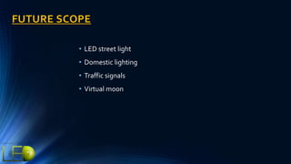 Led lighting for energy efficiency | PPTX