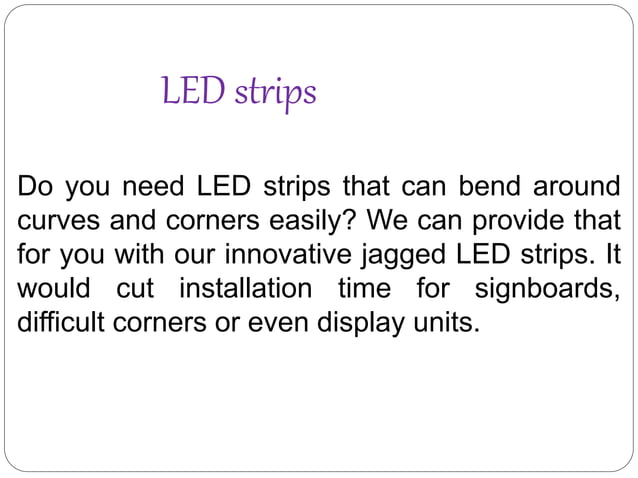 Led lighting myanmar | PPTX