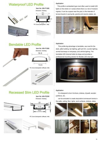 Led linear light led batten light, led strip light | PDF