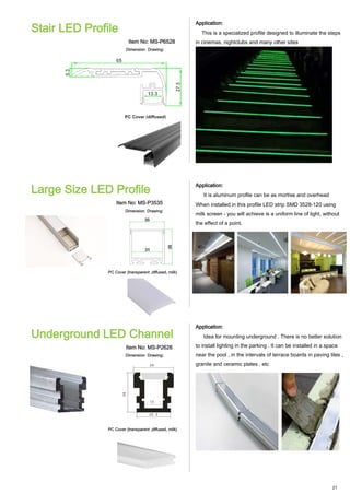 Led linear light led batten light, led strip light | PDF