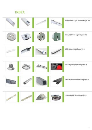 Led linear light led batten light, led strip light | PDF