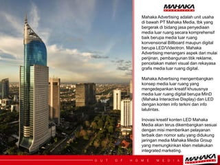 LED Mahaka Advertising | PPT
