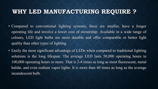 Led making business | PPT