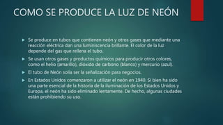 Led neón flex | PPTX