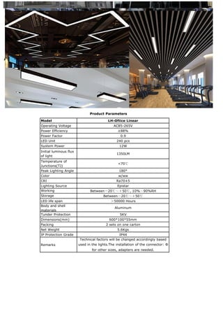 Led office linear light | PDF