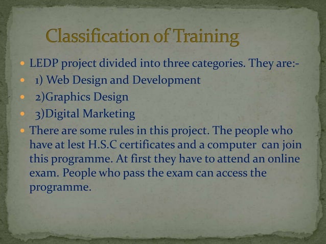 Ledp 2020 presentation | PPTX | Internet | Computing
