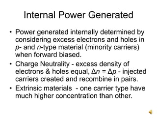 LED Power Output and Efficiency | PPT