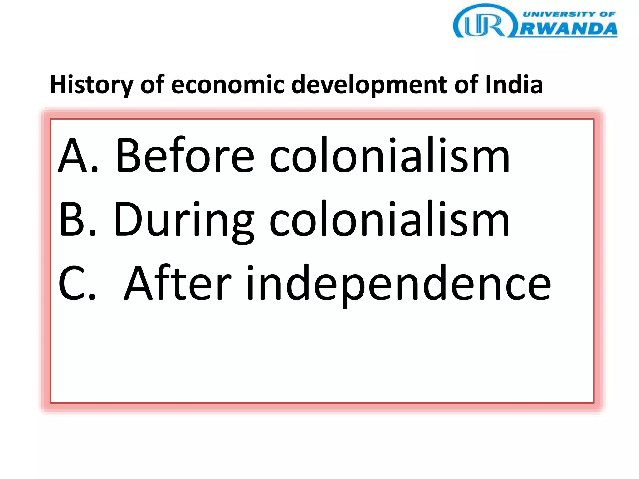 Economic Development of India Presentation | PPTX