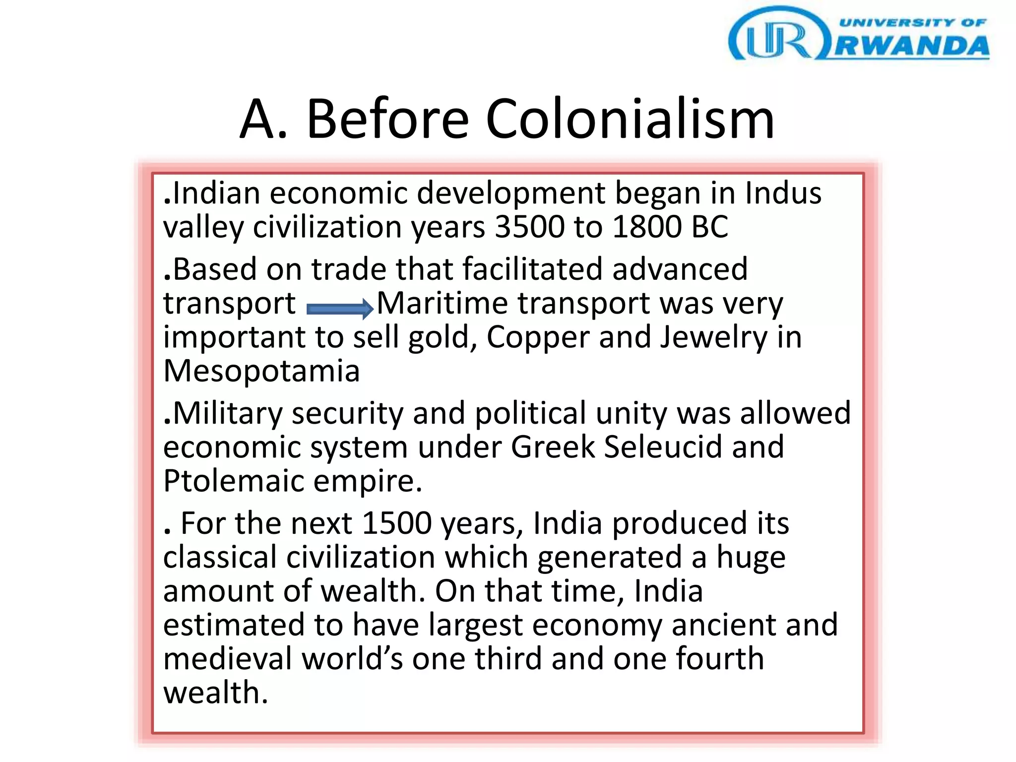 Economic Development of India Presentation | PPTX