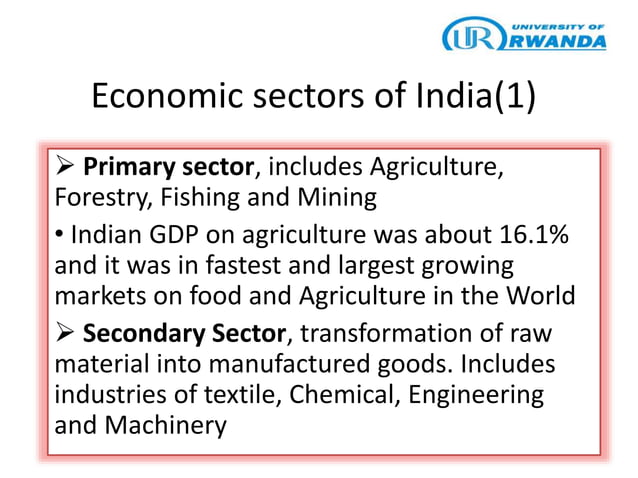 Economic Development of India Presentation | PPTX | Agriculture ...
