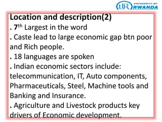 Economic Development of India Presentation | PPTX