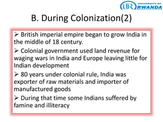 Economic Development of India Presentation | PPTX