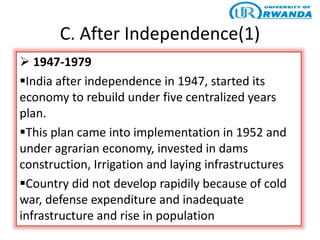 Economic Development of India Presentation | PPTX